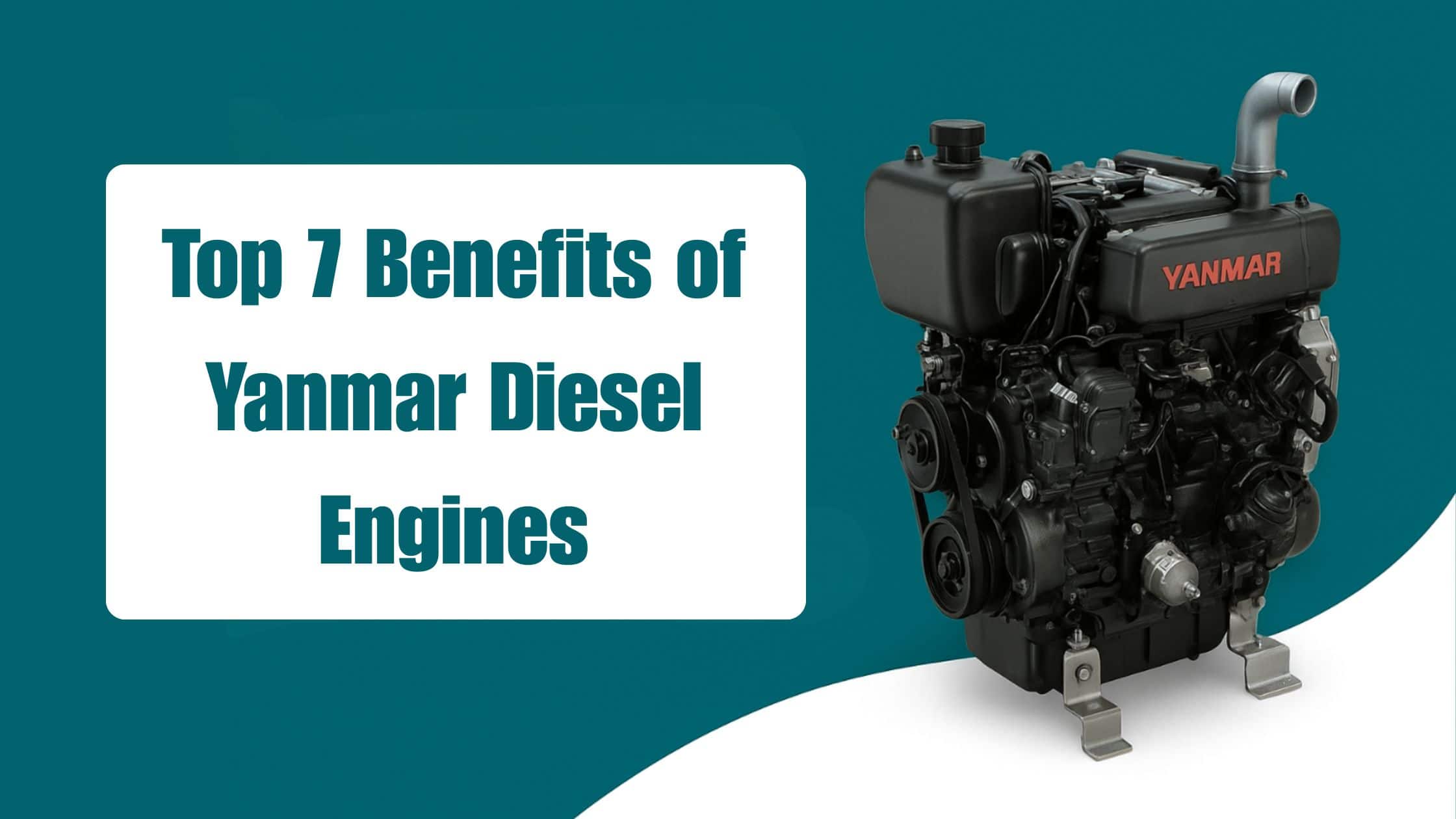 Top 7 Benefits of Yanmar Diesel Engines You Should Know